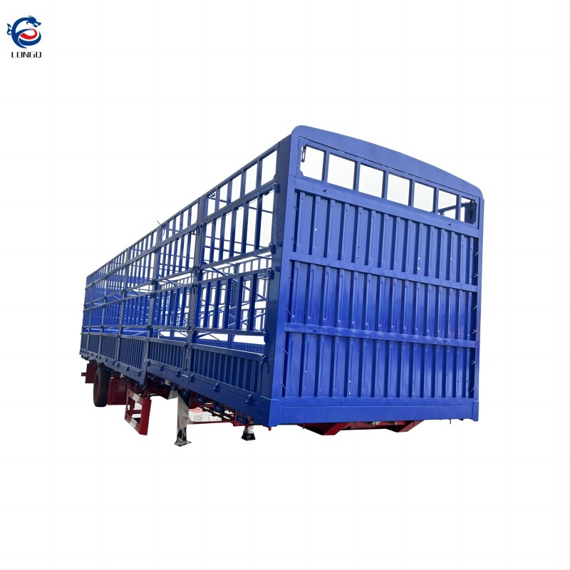 3 Axle Livestock Semi Trailer Factory_Manufacturer_Supplier - Shandong ...