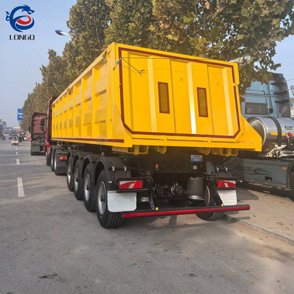 Semi Trailer End Dump Factory_Manufacturer_Supplier - Shandong LONGQ ...